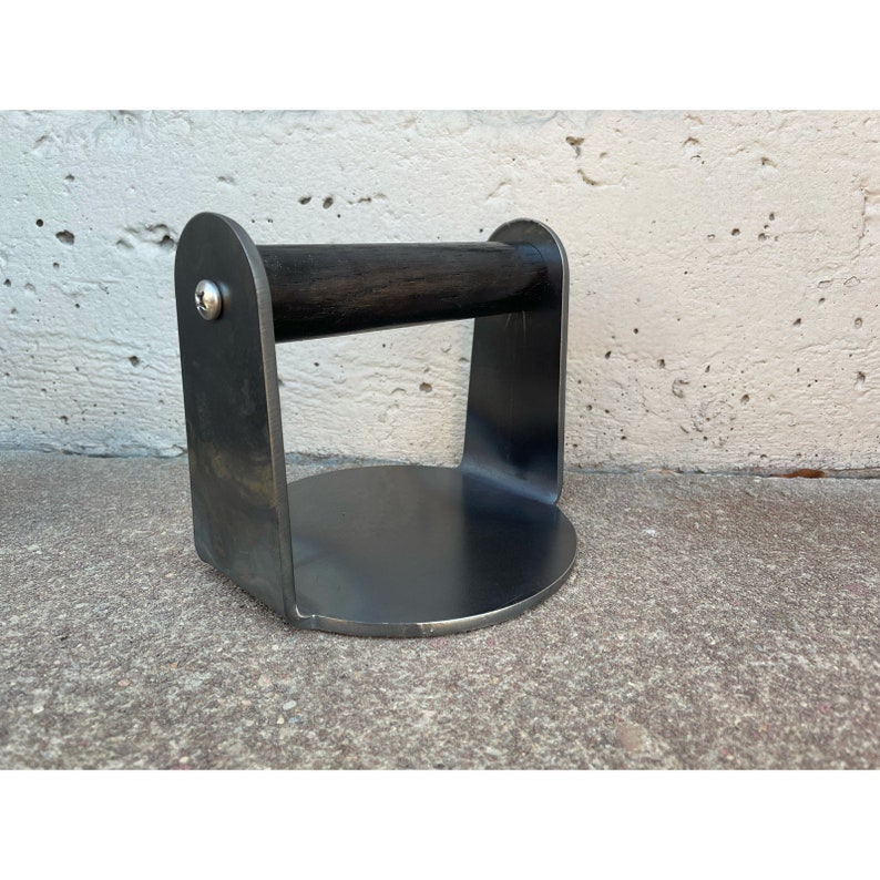 Smash Burger Press Metal Burger Press With Oak Handle Grill - Etsy