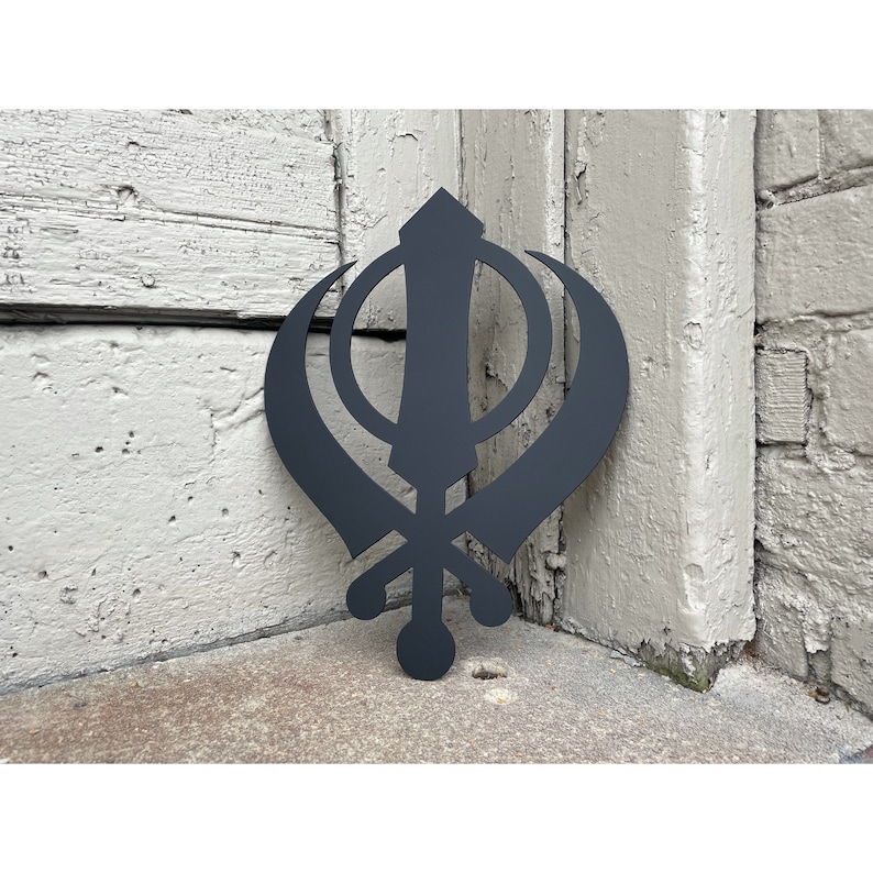 Metal Khanda Wall Art, Sikh Gifts, Sikh Home Decor, Punjabi Wedding ...