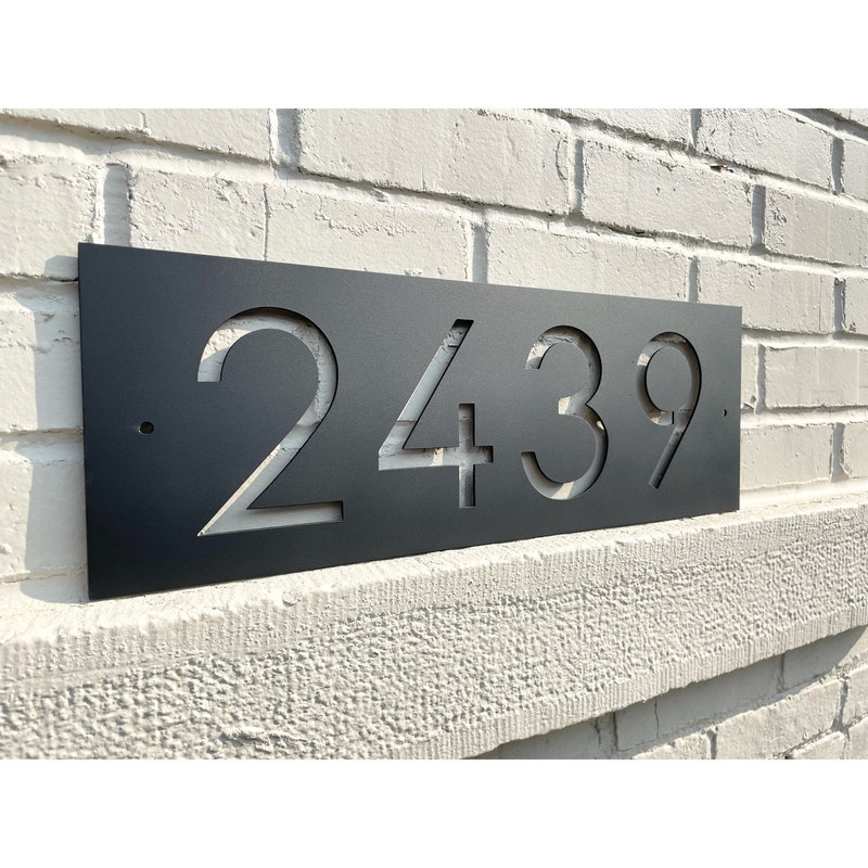 Metal Address Sign - Etsy