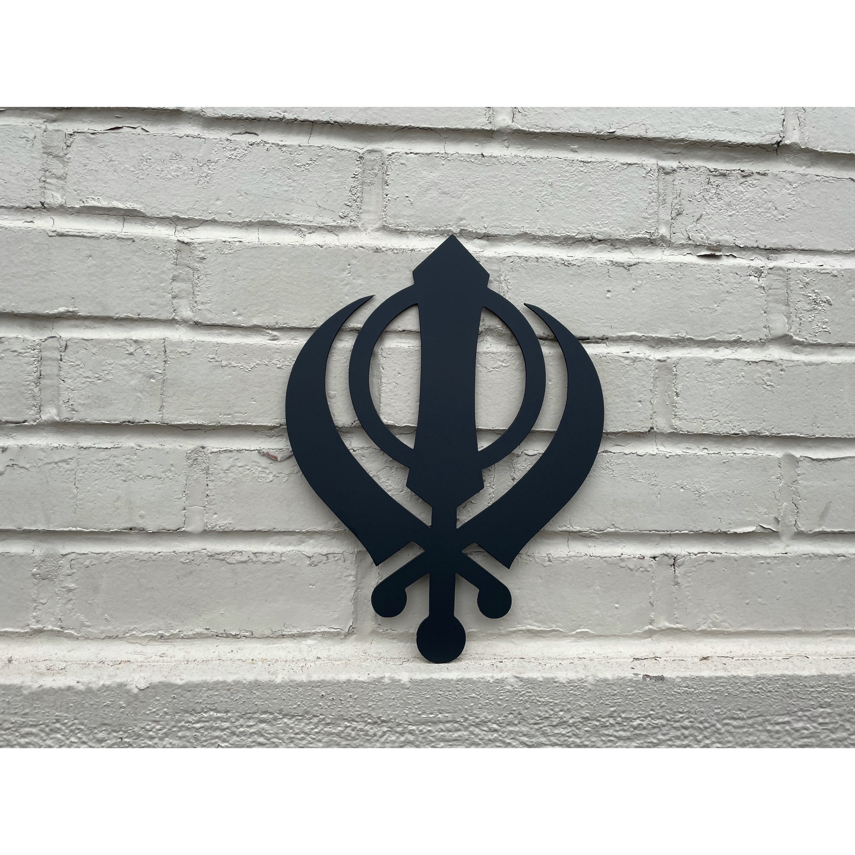 Metal Khanda Wall Art, Sikh Gifts, Sikh Home Decor, Punjabi Wedding ...