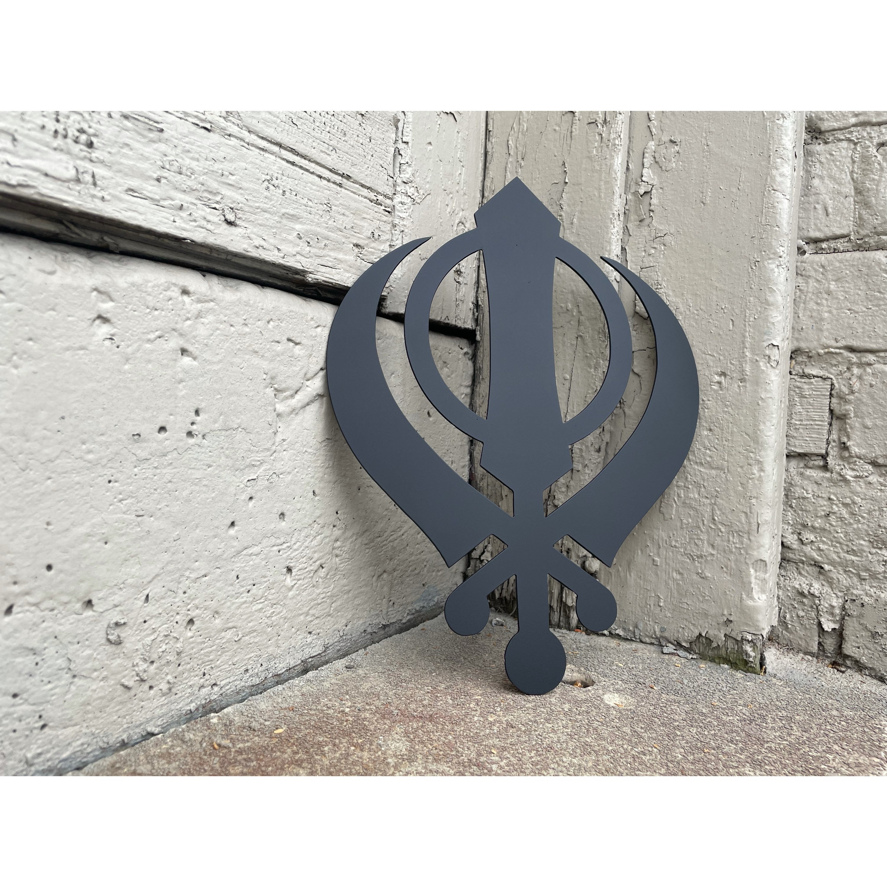 Metal Khanda Wall Art, Sikh Gifts, Sikh Home Decor, Punjabi Wedding ...