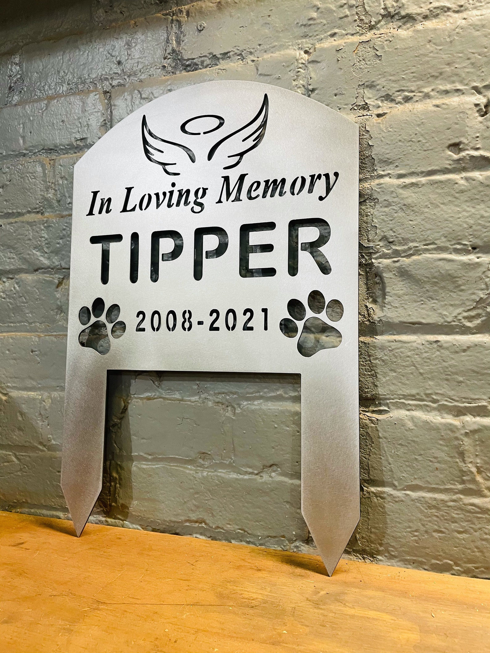 Custom Metal Pet Memorial Sign Pet Grave Marker Memorial - Etsy UK