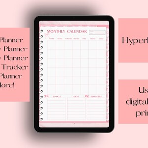 Coquette Planner Coquette Goodnotes Planner iPad Planner 2024 Planner ...