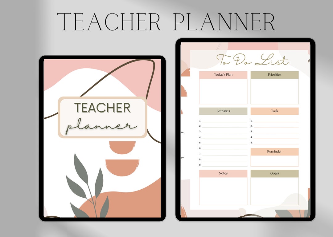 Teacher Planner Digital | Digital Teacher Planner | Goodnotes Planner ...