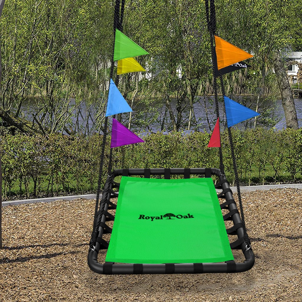 Royal Oak Giant 40" Platform Tree Swing 700 Lb Capacity, Steel Frame ...
