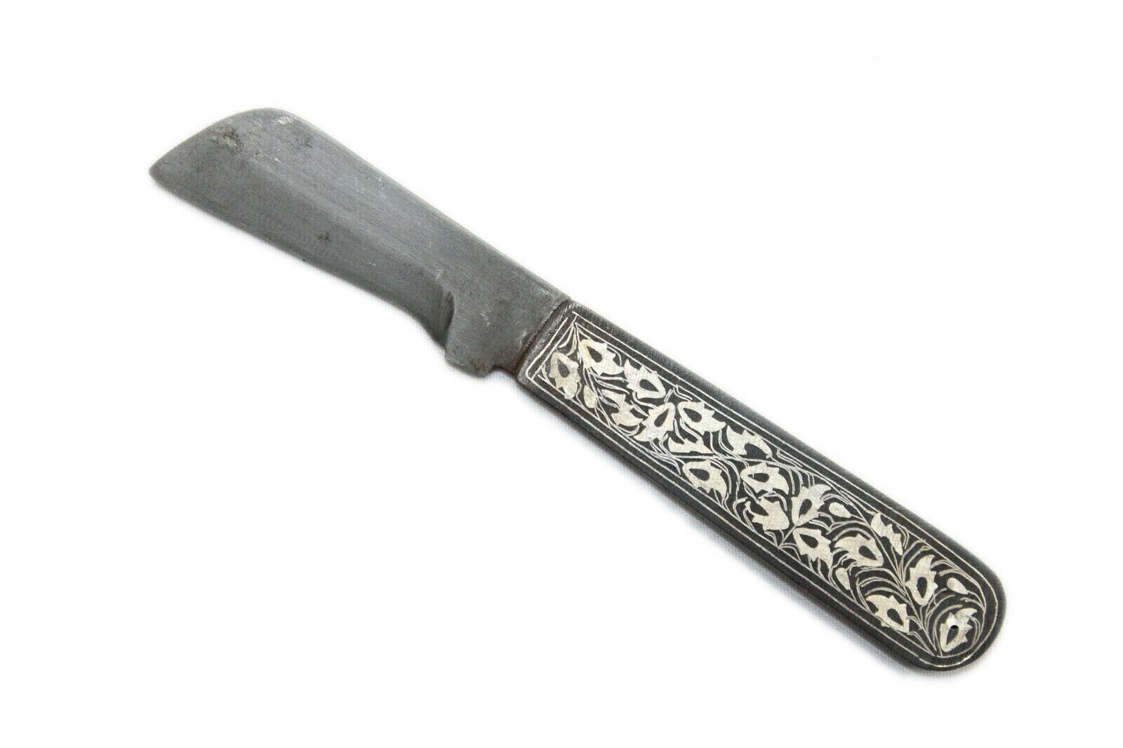 Dagger Folding Knife Steel Blade Silver Wire Work Handle 5.6 - Etsy Israel