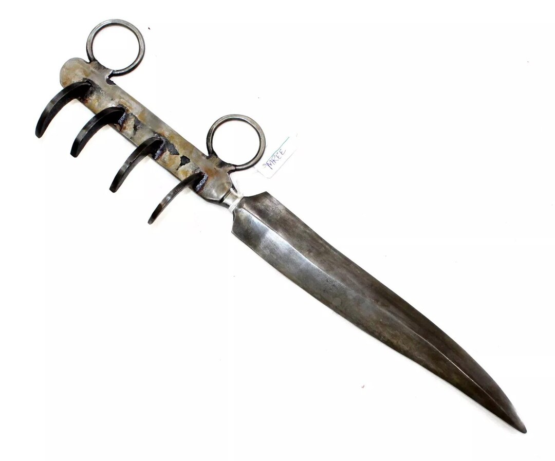 Left Hand Claw Dagger Bagh Nakh Vagh Nakh Maratha India Hand Forged ...