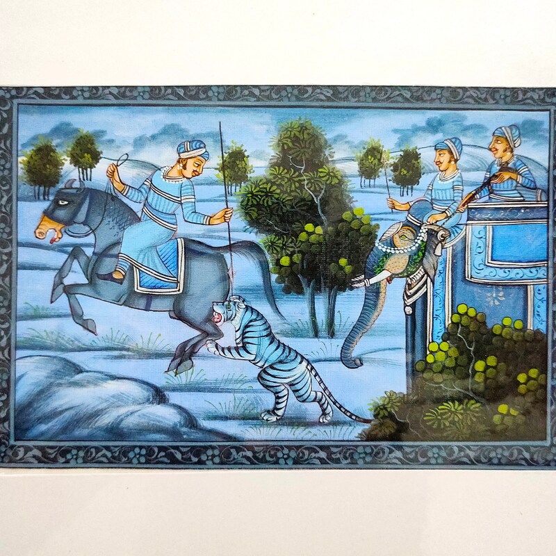 Tiger Silk Painting - Etsy