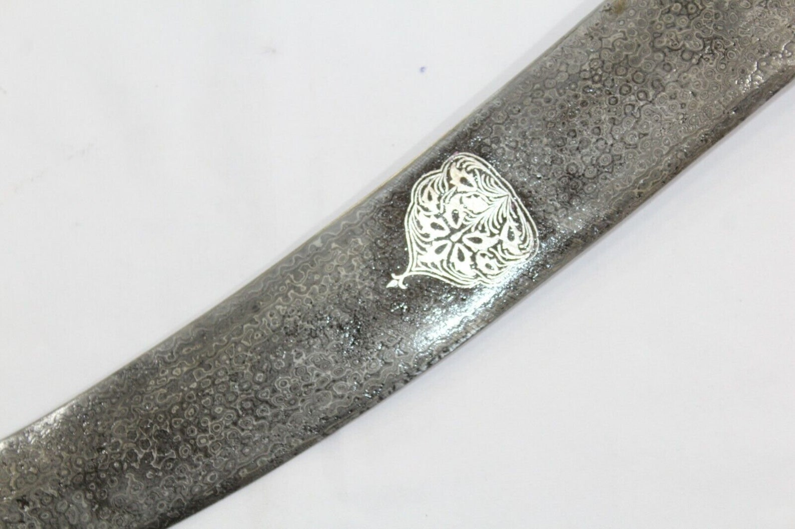 Sword Damascus Steel Blade Silver Bidari Elephant Tiger Handle C859 - Etsy