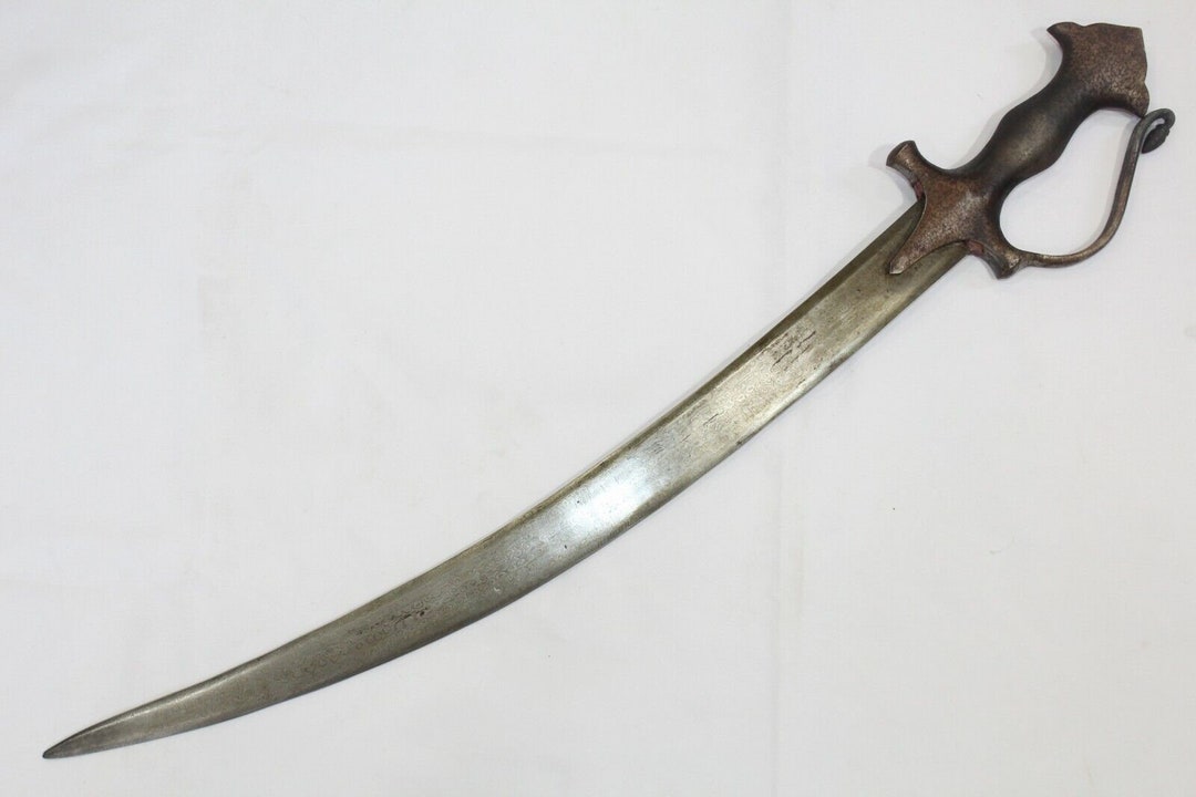 Small Sword Dagger Knife New Damascus Steel Blade Old Handle - Etsy