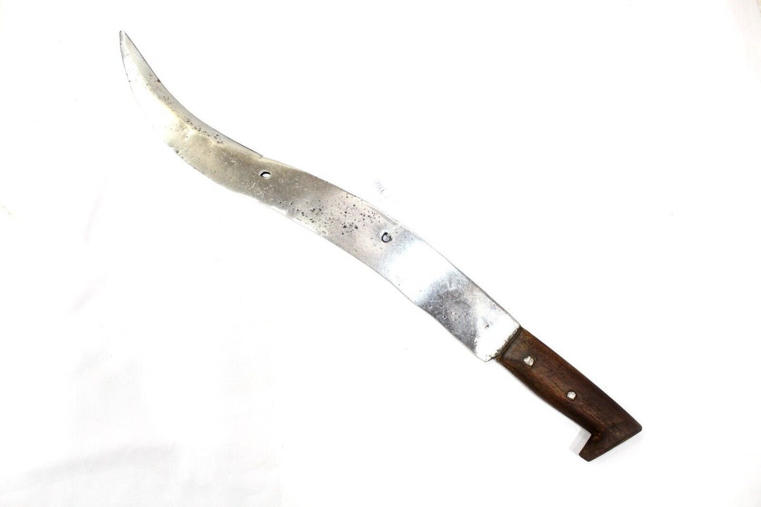 Small Sword Dagger Knife Old Hand Forged Steel Blade Wood Handle G505 ...