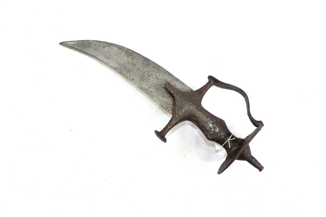 Antique Dagger Knife Khanjar New Damascus Steel Blade Old Handle F874 ...