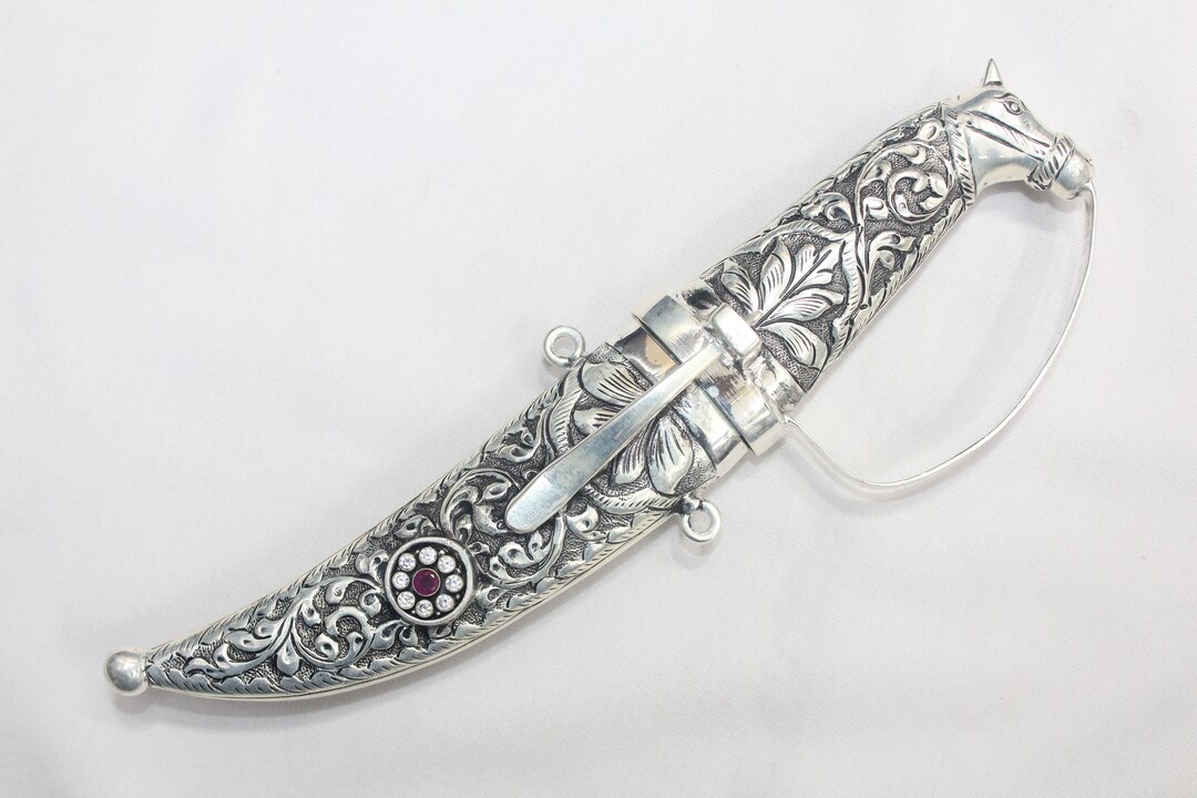 PH Dagger Wedding Knife Solid 925 Sterling Silver Blade Horse - Etsy