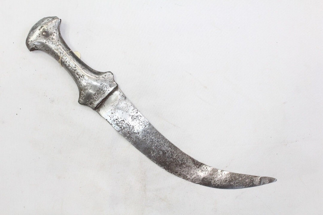 Antique Dagger Old Knife Hand Forged Steel Blade Handle W 202 - Etsy