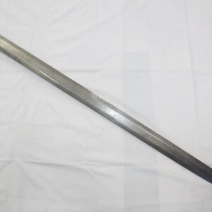 Straight Sword Religious Sikh Damascus Steel Blade Silver Wire Work ...