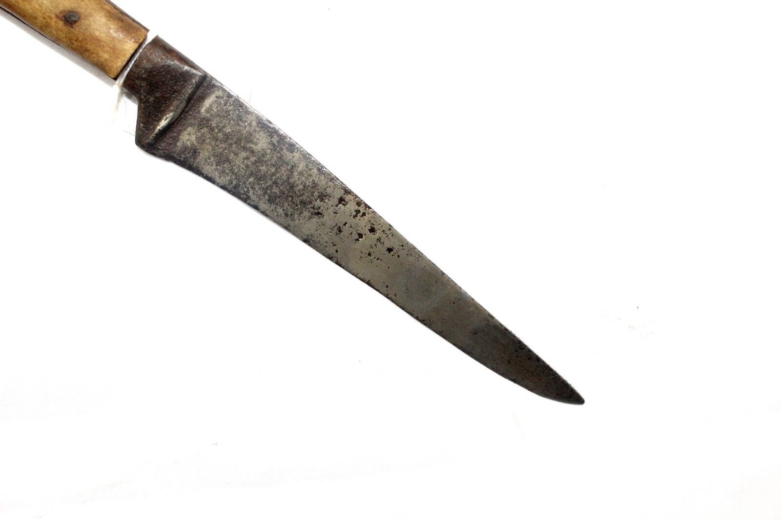 Antique Dagger Knife Pesh-kabz Hand Forged Steel Blade Natural Bone ...