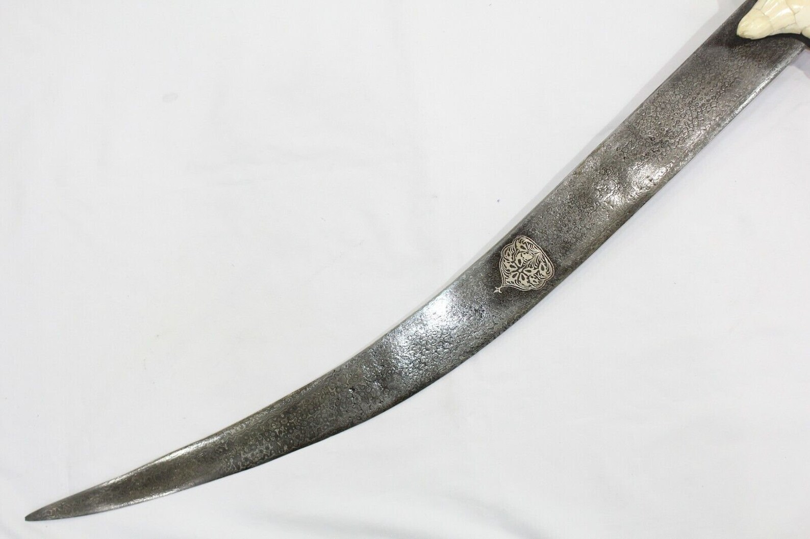 Sword Damascus Steel Blade Silver Bidari Elephant Tiger Handle C859 - Etsy