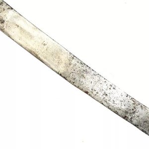 Antique Sword Hand Forged Old Steel Blade Original Engraved Brass ...