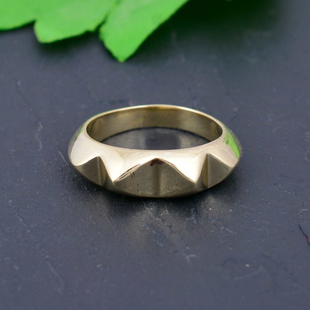 18k Gold Knuckle Ring, Knuckle Ring, Rings for Women, Unique Rings ...