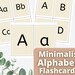 Minimalist Alphabet Printable Flashcards Letter Cards - Etsy