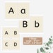 Minimalist Alphabet Printable Flashcards, Letter Cards, Digital ...