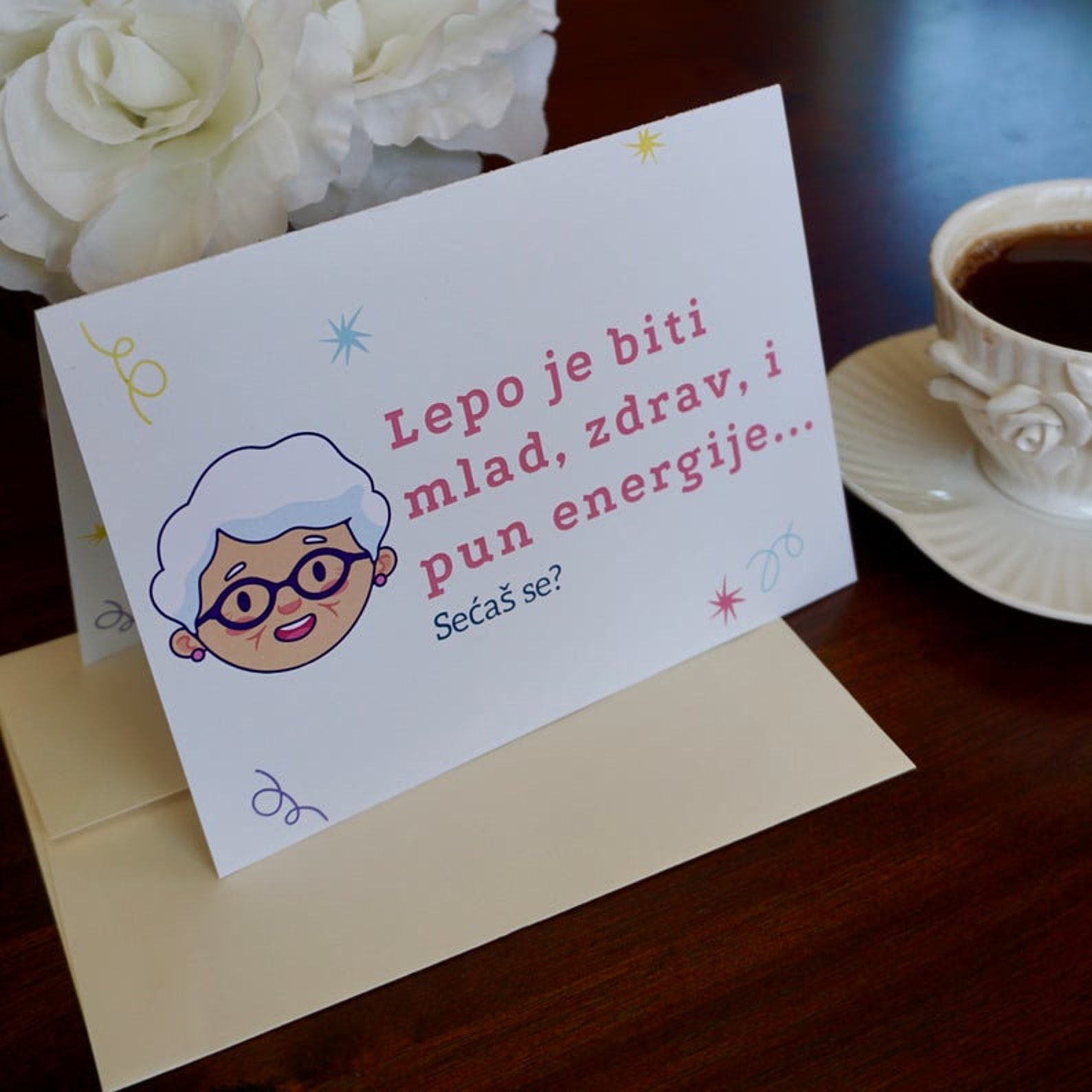 Funny Serbian Birthday Card Rodjendanska Cestitka Printable | Etsy