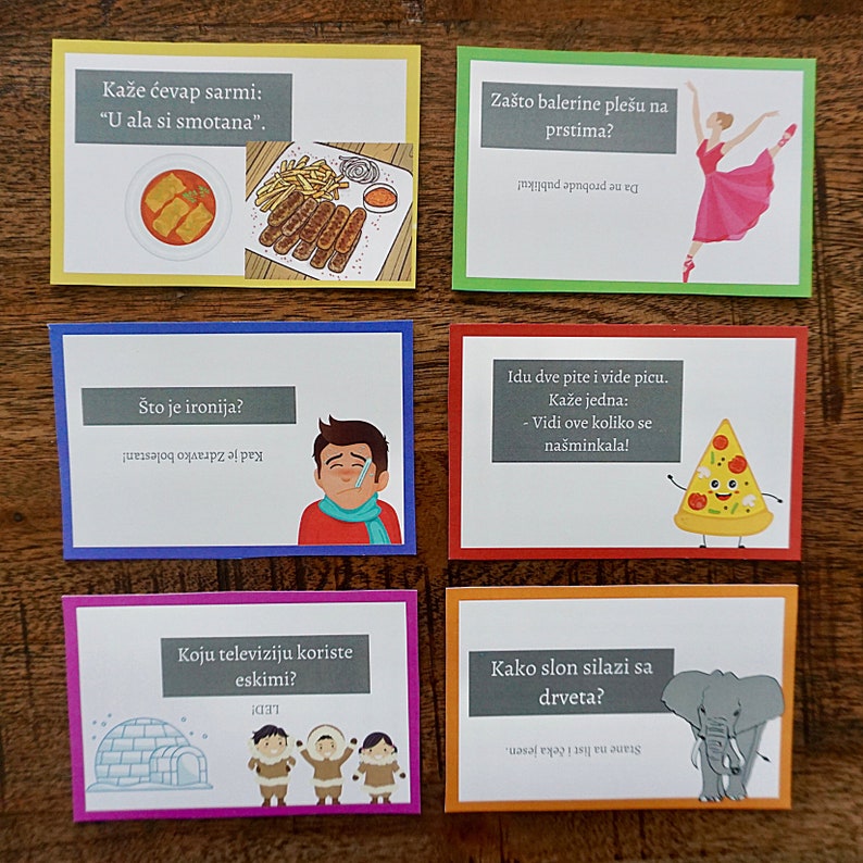 48 Serbian Printable Lunch Box Jokes for Kids, Parent Gift, Instant ...