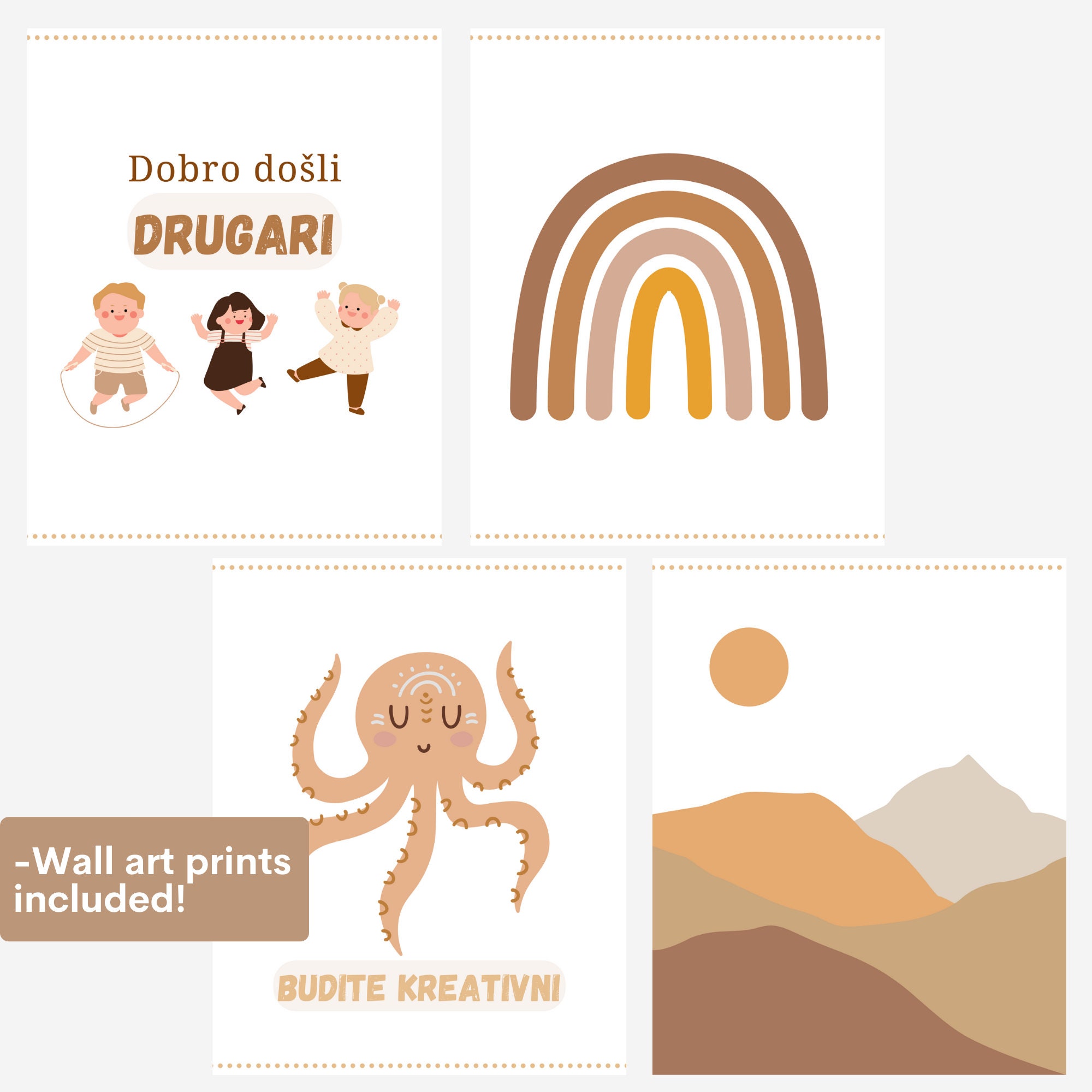 28 Serbian Neutral Educational Posters in Latinica - Etsy