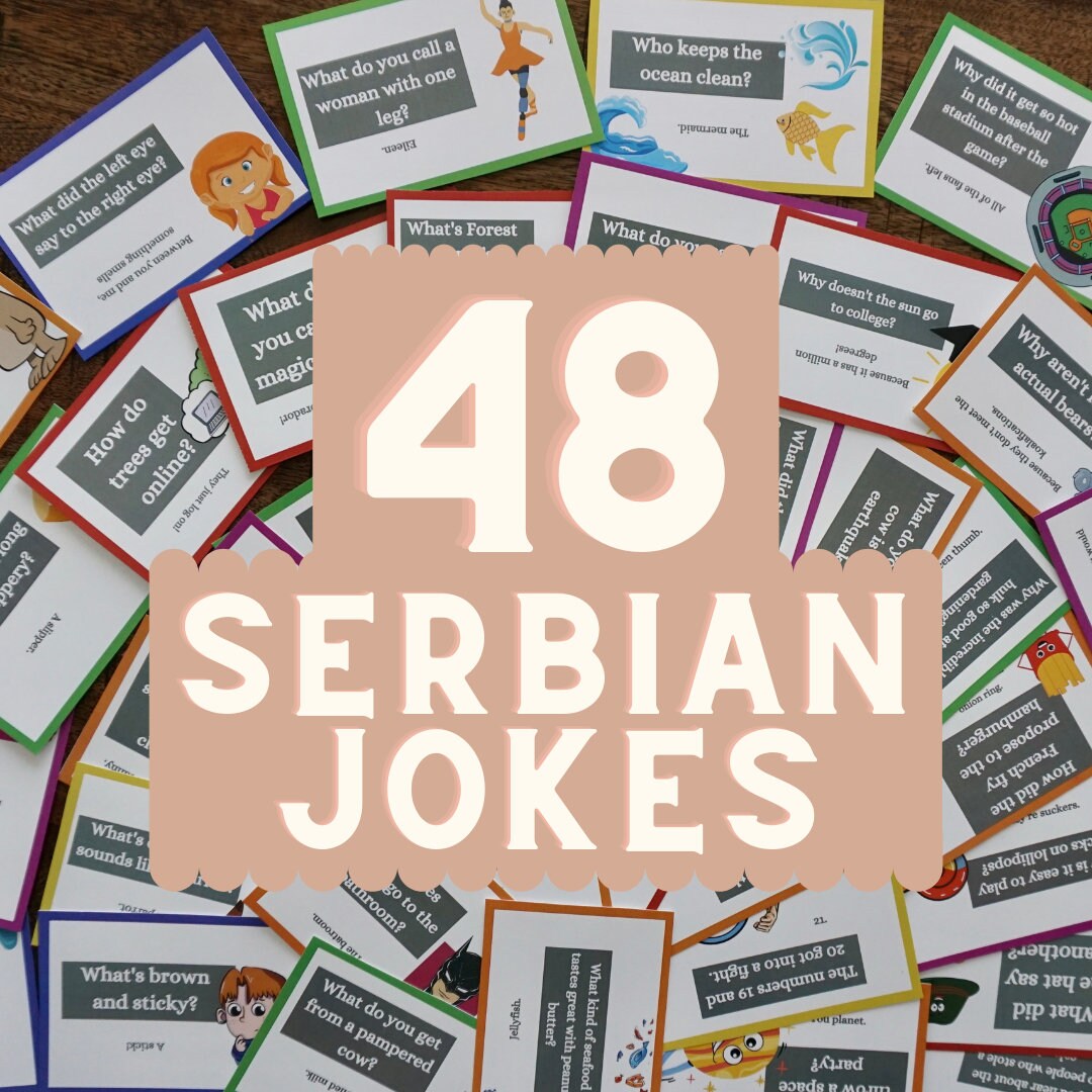 48 Serbian Printable Lunch Box Jokes for Kids, Parent Gift, Instant ...