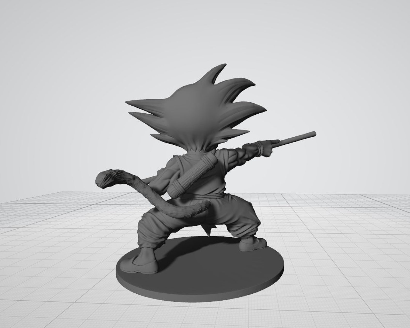DBZ Goku STL Digital File 3D Print Ready Model for Resin and | Etsy DBZ Goku STL Digital File 3D Print Ready Model for Resin and | Etsy