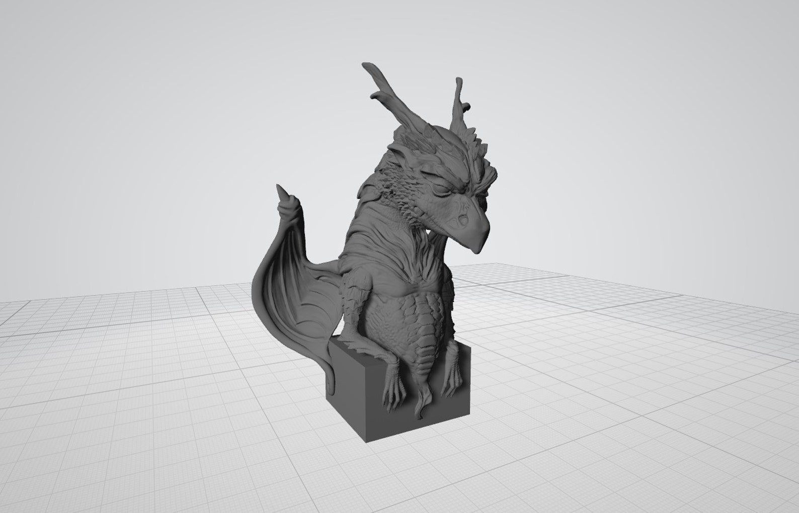 4 Dragon statue 3D Print Model STL and Gcode for | Etsy