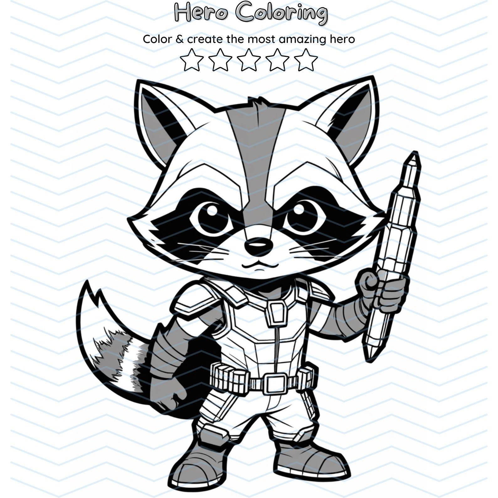 Superhero Coloring Book for Kids | Printable Fun Art Pages,digital ...