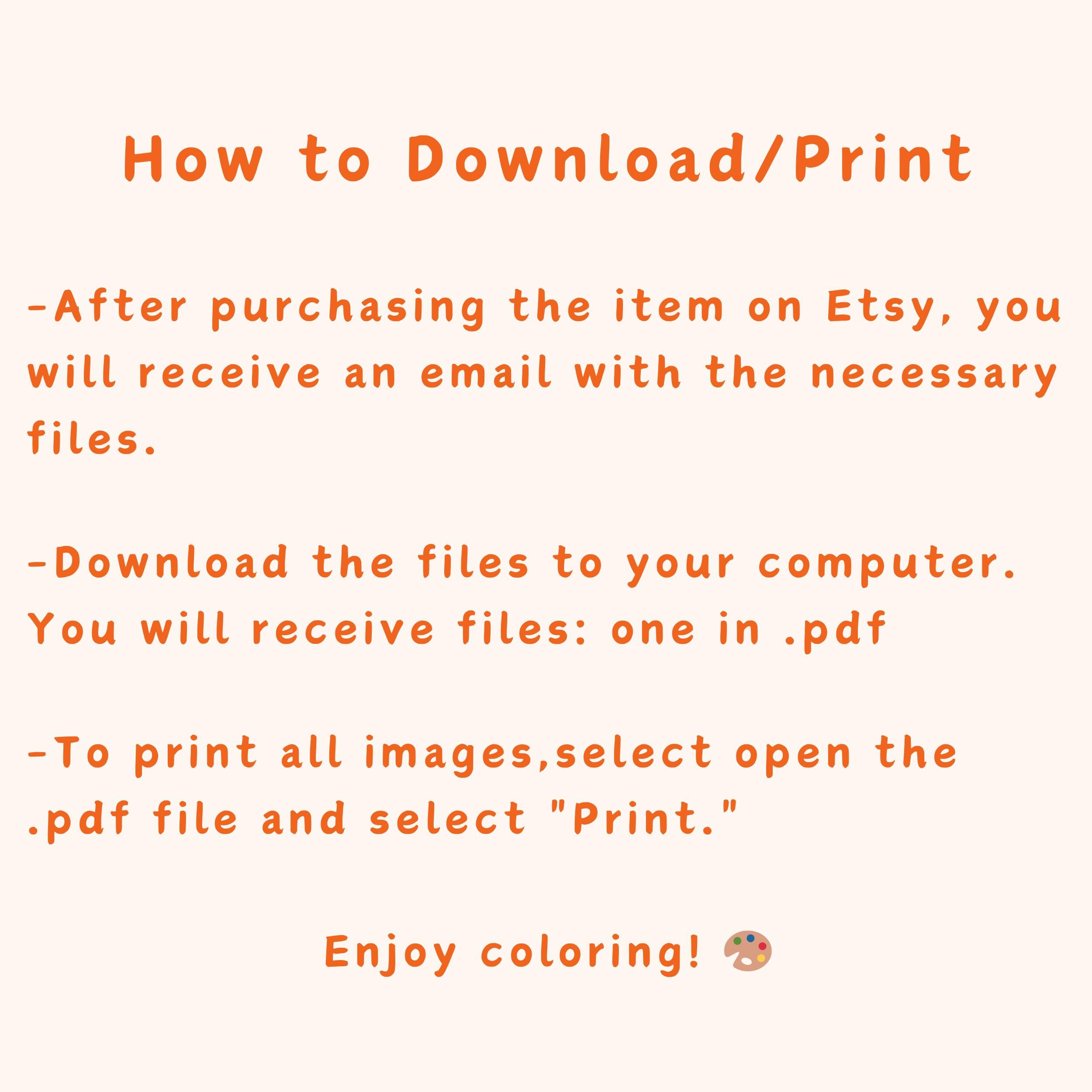 Princess Characters Coloring Book | Creative Fun for Kids - Etsy