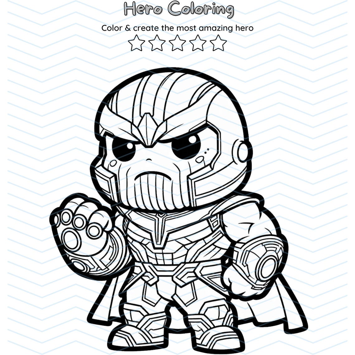 Superhero Coloring Book for Kids | Printable Fun Art Pages,digital ...
