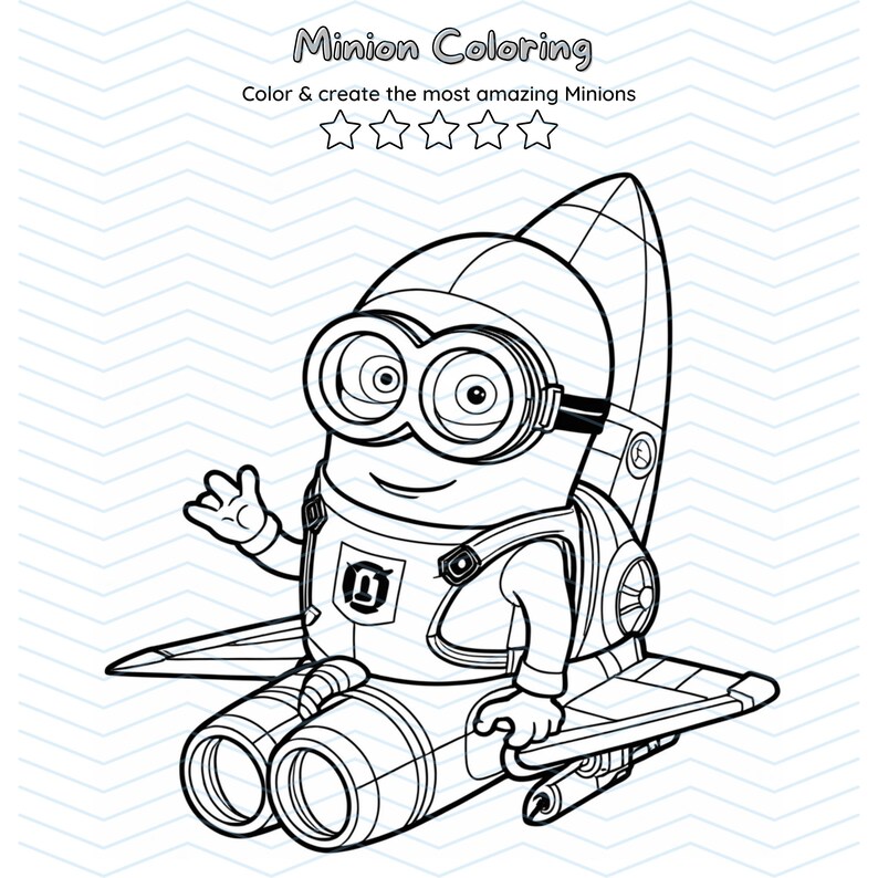 Minions Coloring Book for Kids - Fun Printable Characters Activity ...