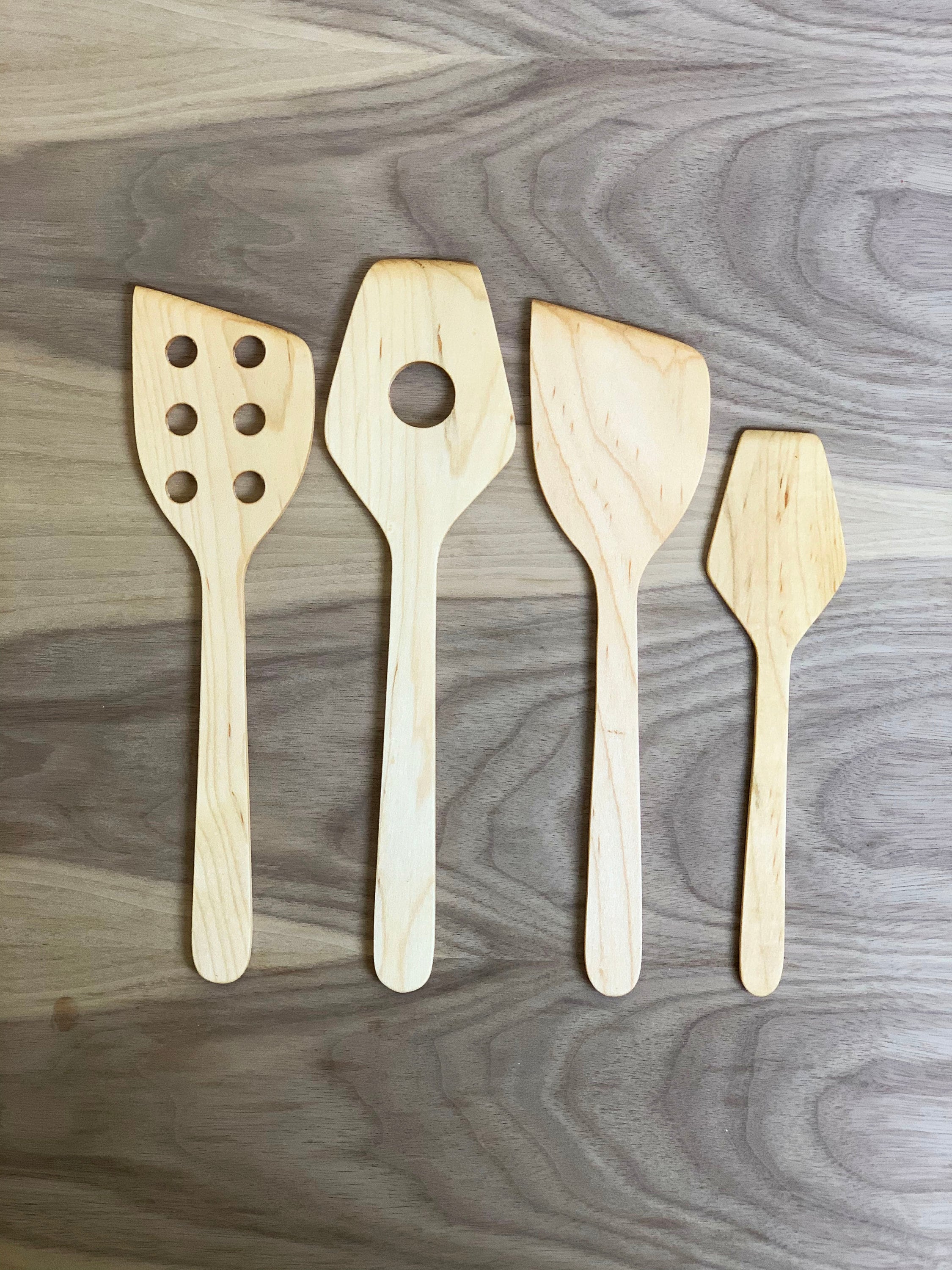 Wooden Angled Spatula Laser Engraved Personalized Utensil - Etsy