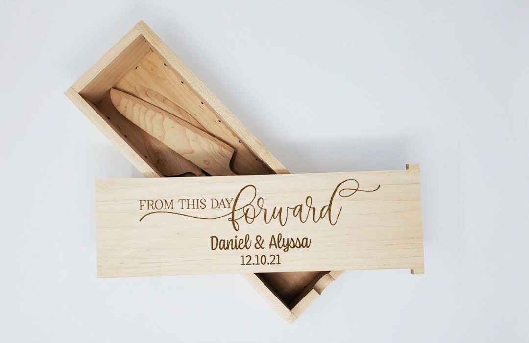 Cake Serving Set Box, Wedding Wooden Box, Wedding Cake Set Storage Box ...