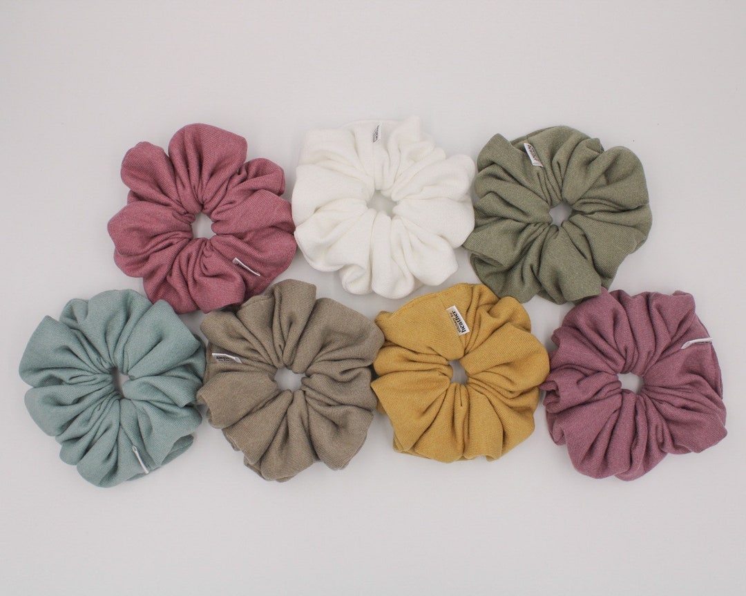 Sweatshirt Scrunchie - Two Sizes - Regular Extra Large (XL) - Hair ...