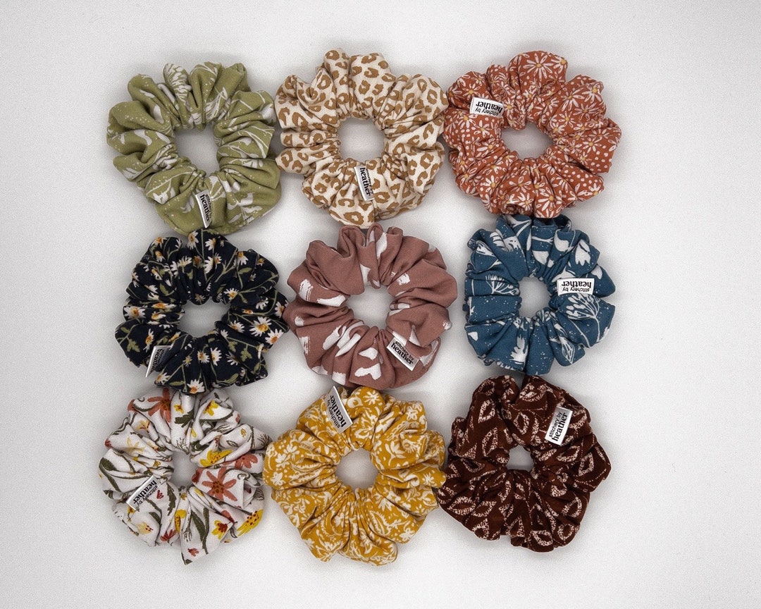 Super Soft Collection Scrunchie Two Sizes Regular Extra - Etsy