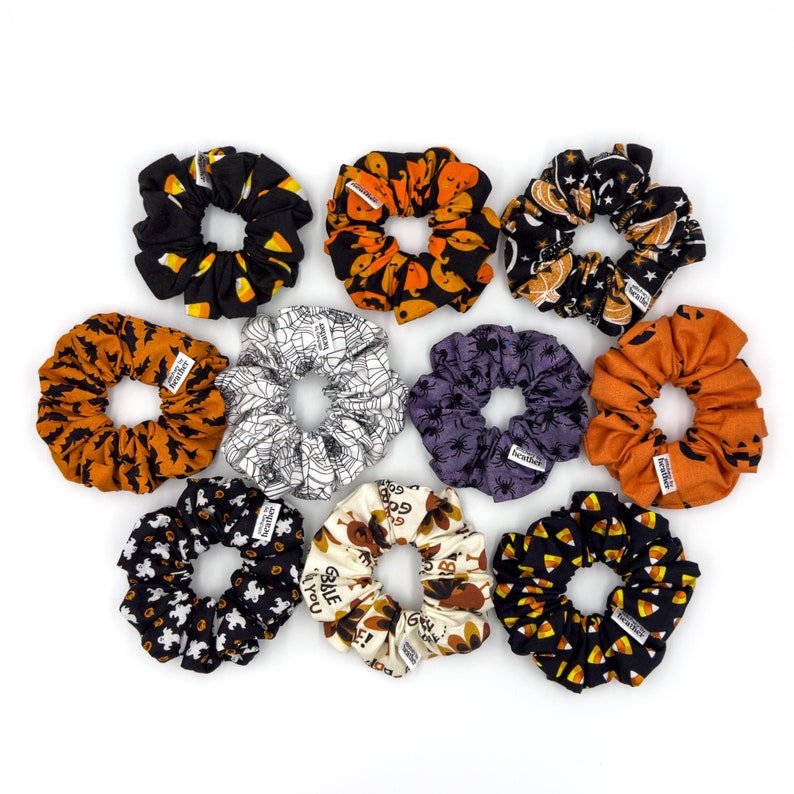 Fall Cotton Collection Oversized Scrunchie - Extra Large - Hair ...