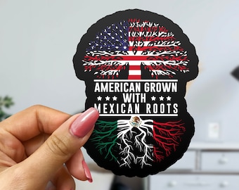 Mexican American Stickers | Etsy