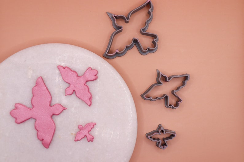 Bird Polymer Clay Cutters, Animal Clay Cutters, Small Bird Cookie ...