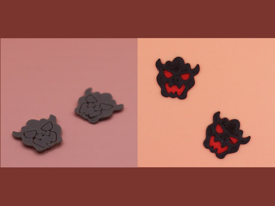 The Devil in All of Us. Fun Stud Devil Earrings. Halloween Devil ...