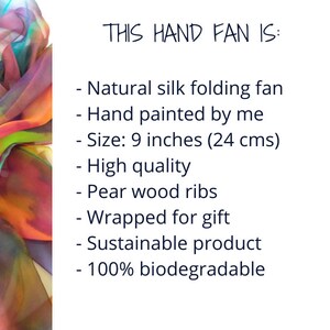 Stunning Pink Lemon Green Hand Painted Silk Fan Impressive Design - Etsy