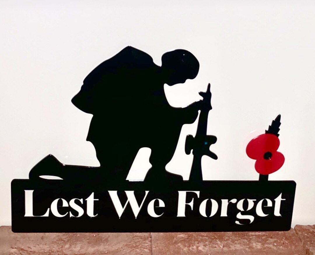 Soldier Silhouette- Rememberance Memorial - Etsy