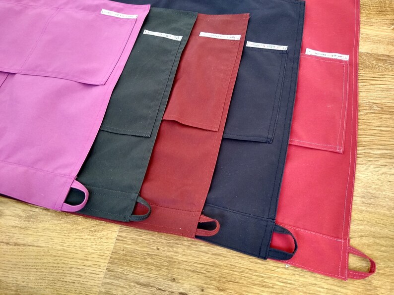 Waxed Cotton Waist Apron Unisex/waterproof/detachable | Etsy