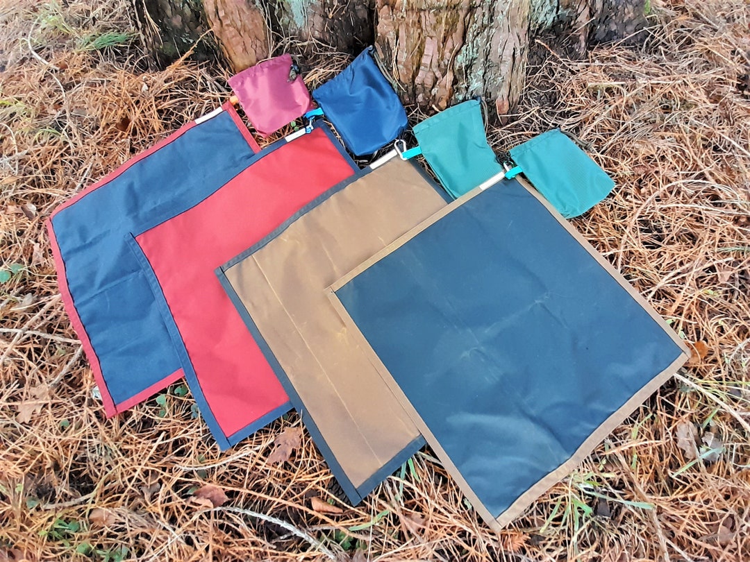 Waxed Canvas Sitting Mat; Waterproof Double-layered Camping and ...