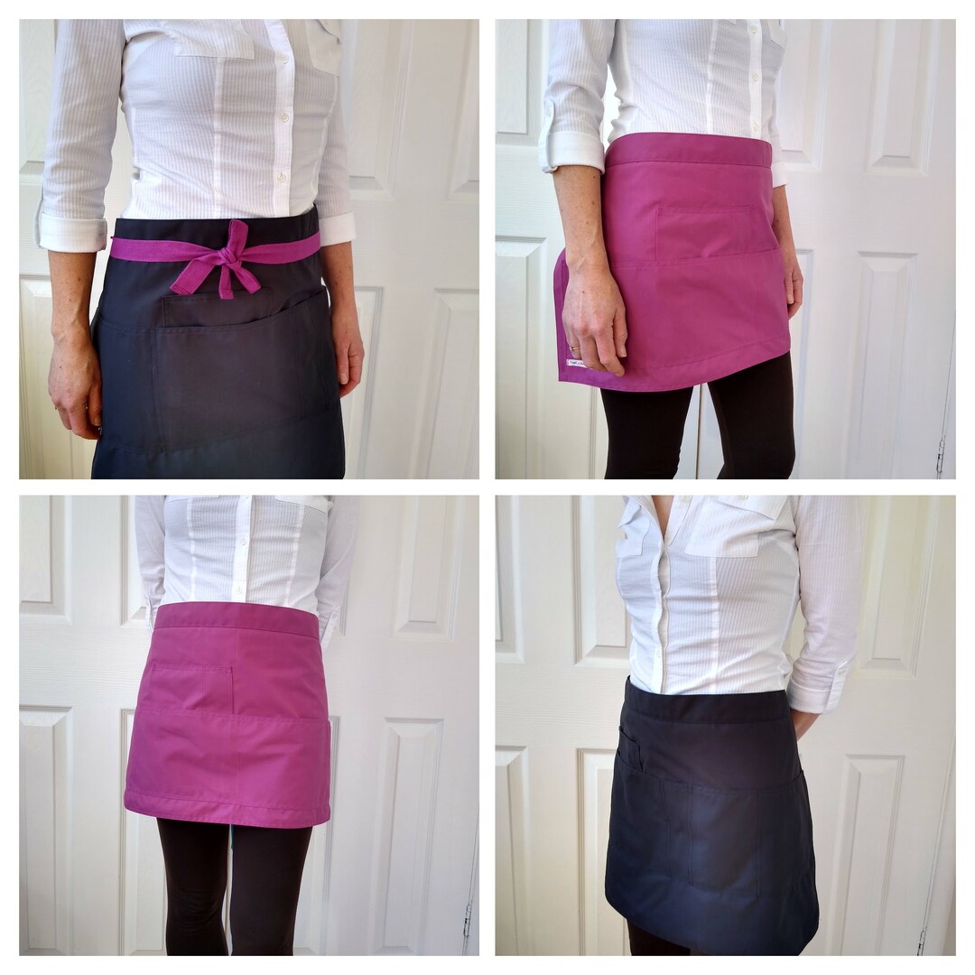 Waxed Cotton Waist Apron Unisex/waterproof/detachable Straps/craft ...