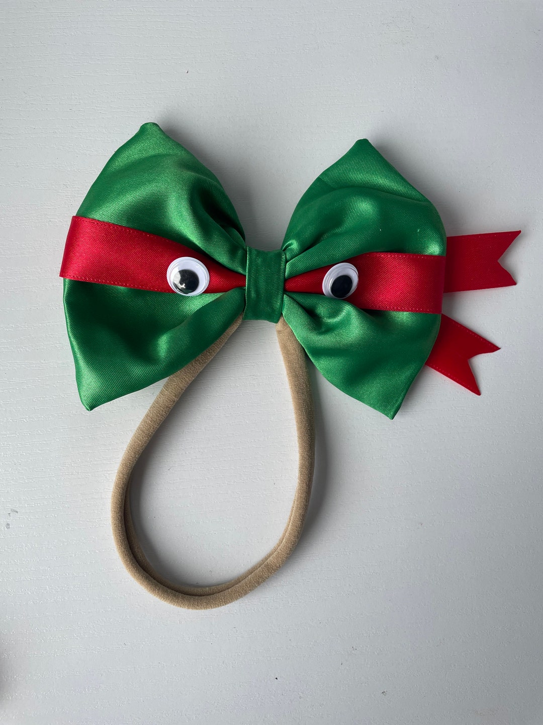Ninja Turtle Bow Headband / TMNT Bow - Etsy