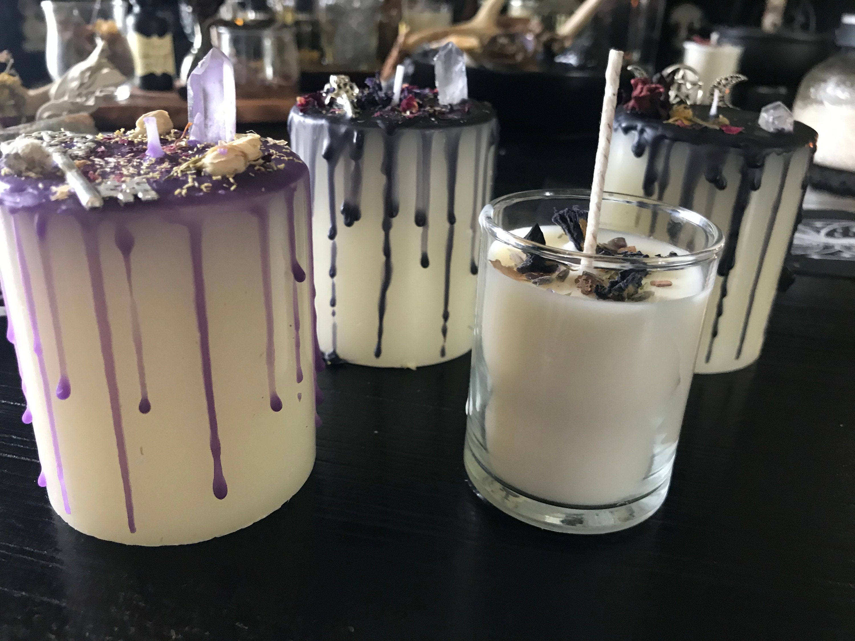 Hecate Candle Goddess Grubby Candle Ritual Altar Witch - Etsy